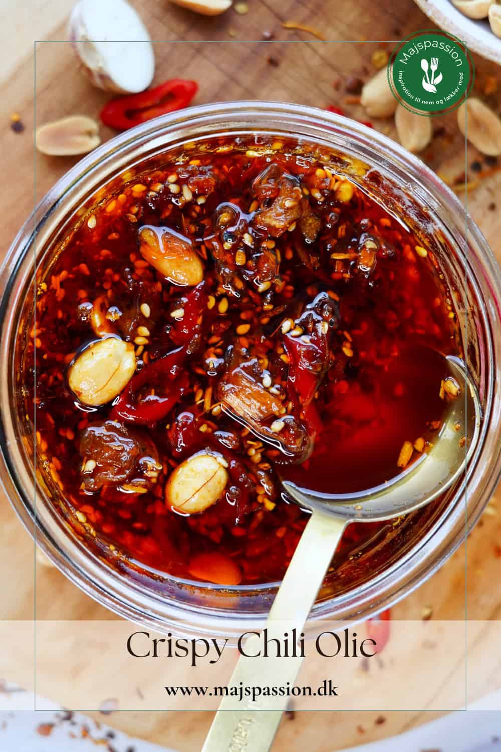 Crispy chili olie - Hjemmelavet sprød chili olie